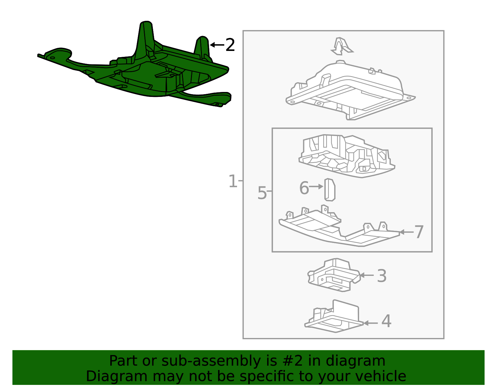 Mount Bracket - Ford (BB5Z-78045B34-A) | TascaParts.com