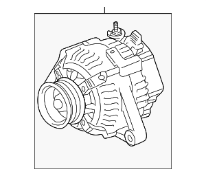 Genuine Toyota Alternator part# 27060-31111-84 for 2008-2009 Toyota ...