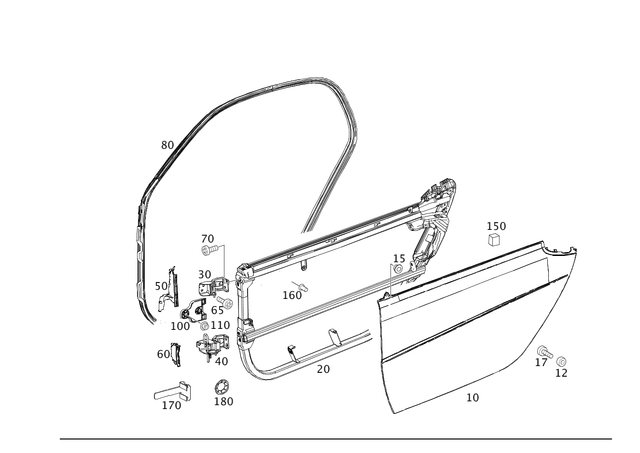 Mercedes-Benz Exterior Door Panels & Frames | Mercedes-Benz USA Parts