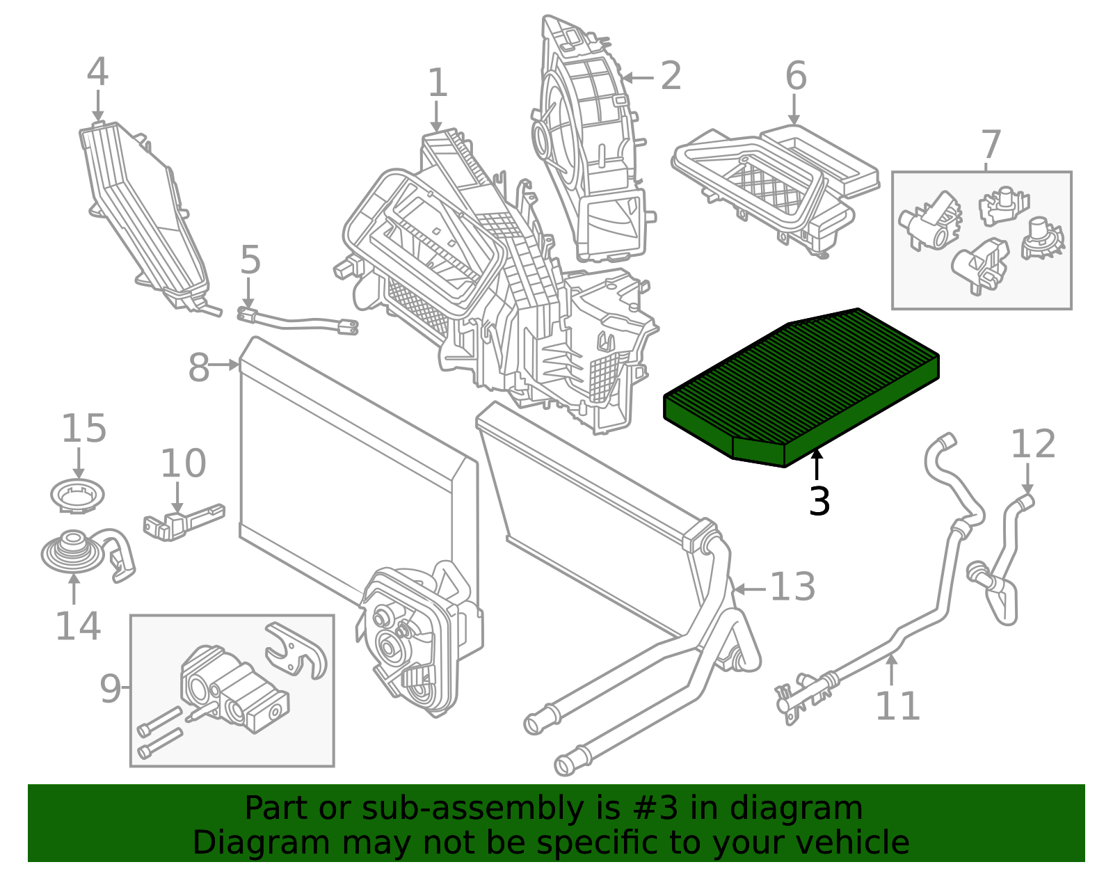 64115a547d4 - 2023-2026 BMW Filter Element (64-11-5-A54-7D4) | BMW of ...
