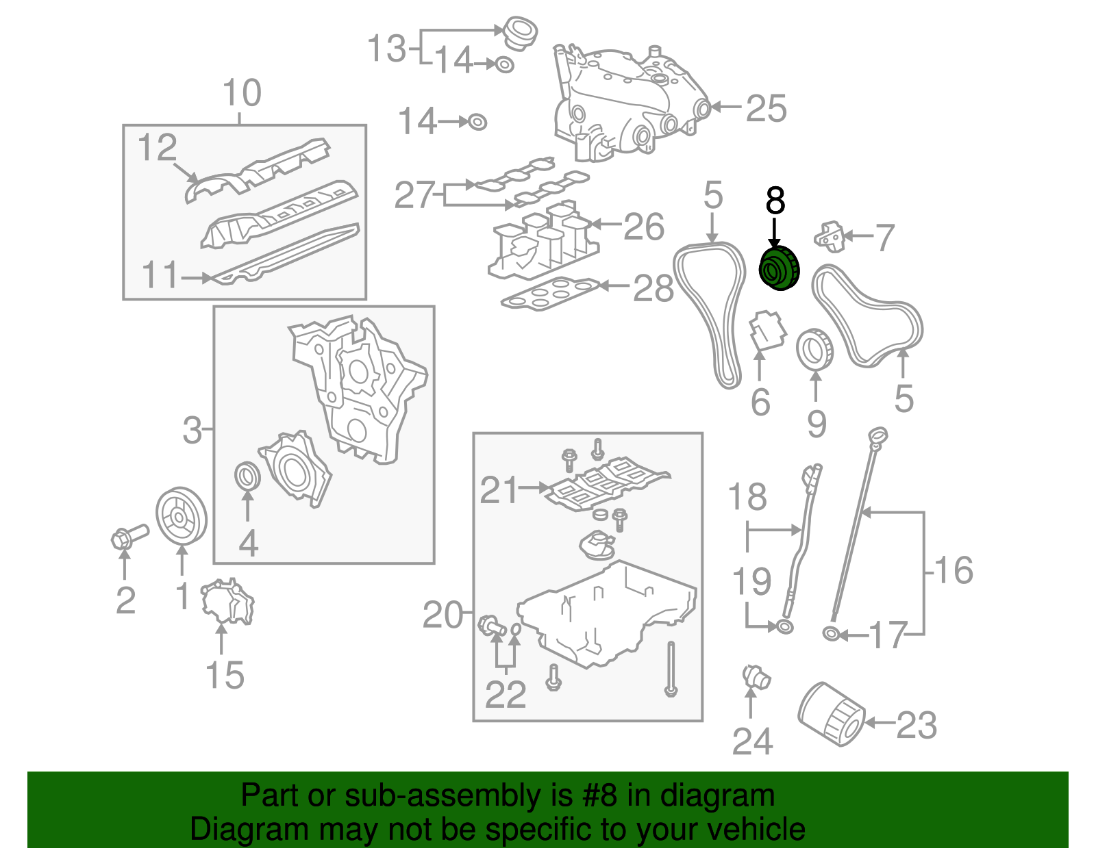 12597413 - Camshaft Gear | Partners Chevy