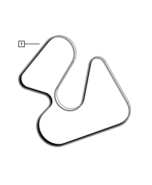 4627818AA - Serpentine Belt 2014-2021 Ram | The Official Mopar eStore