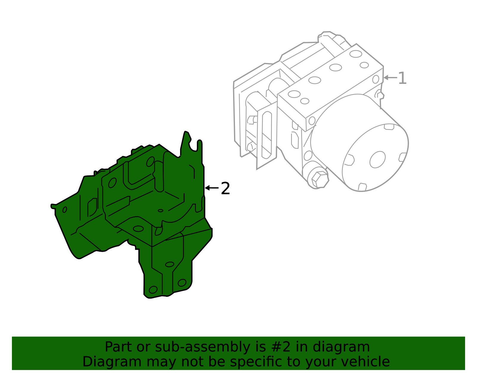 2014-2023 Nissan Mount Bracket 47840-4BA0A | Bill Kay Nissan Parts