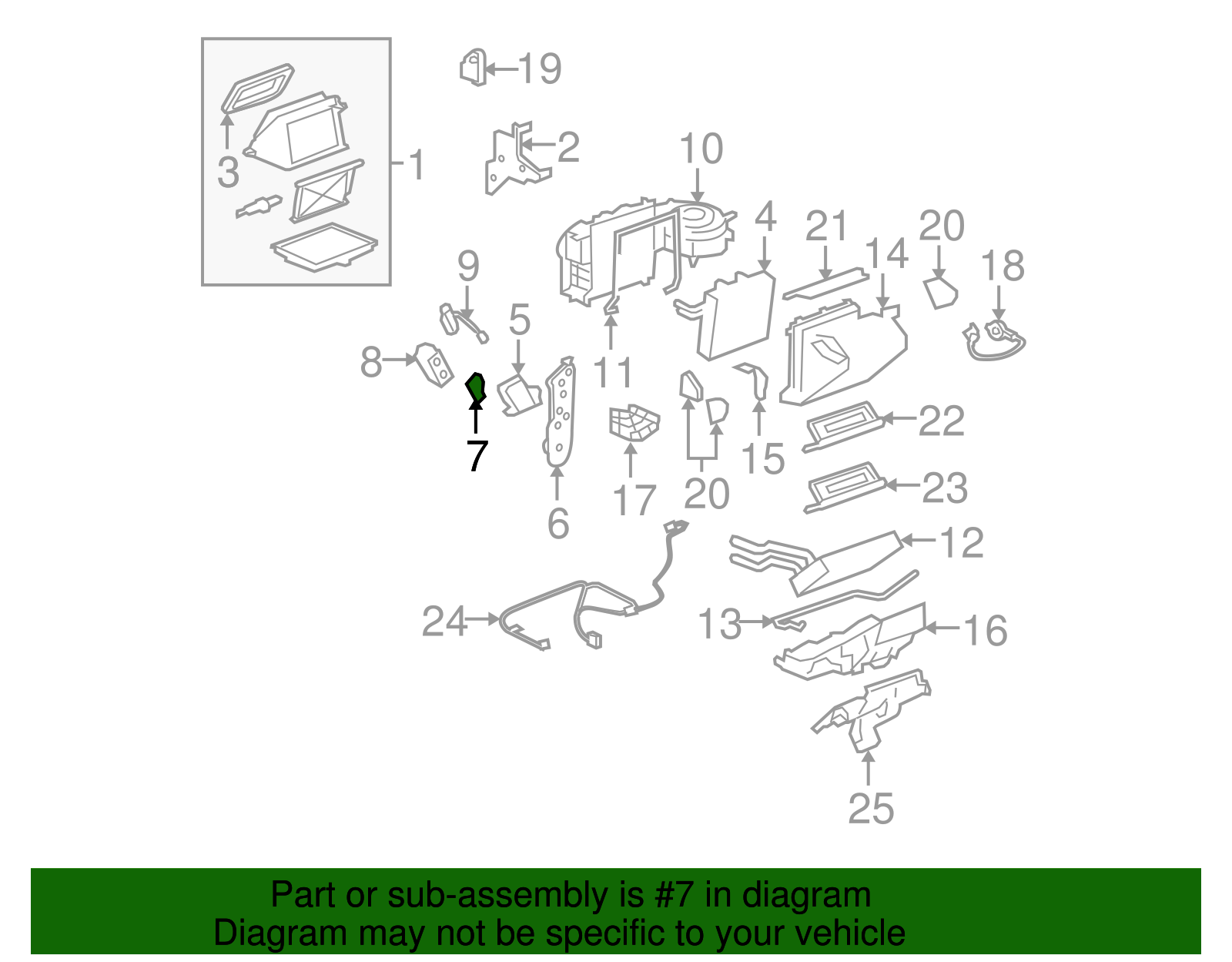 10391217 - Evaporator Core Plate | Partners Chevy