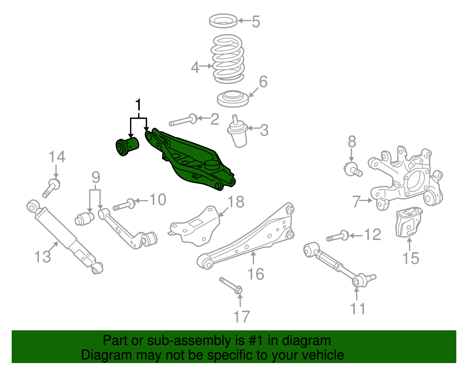 2006-2018 Toyota RAV4 Lower Control Arm 48730-0R040 | OEM Parts Online