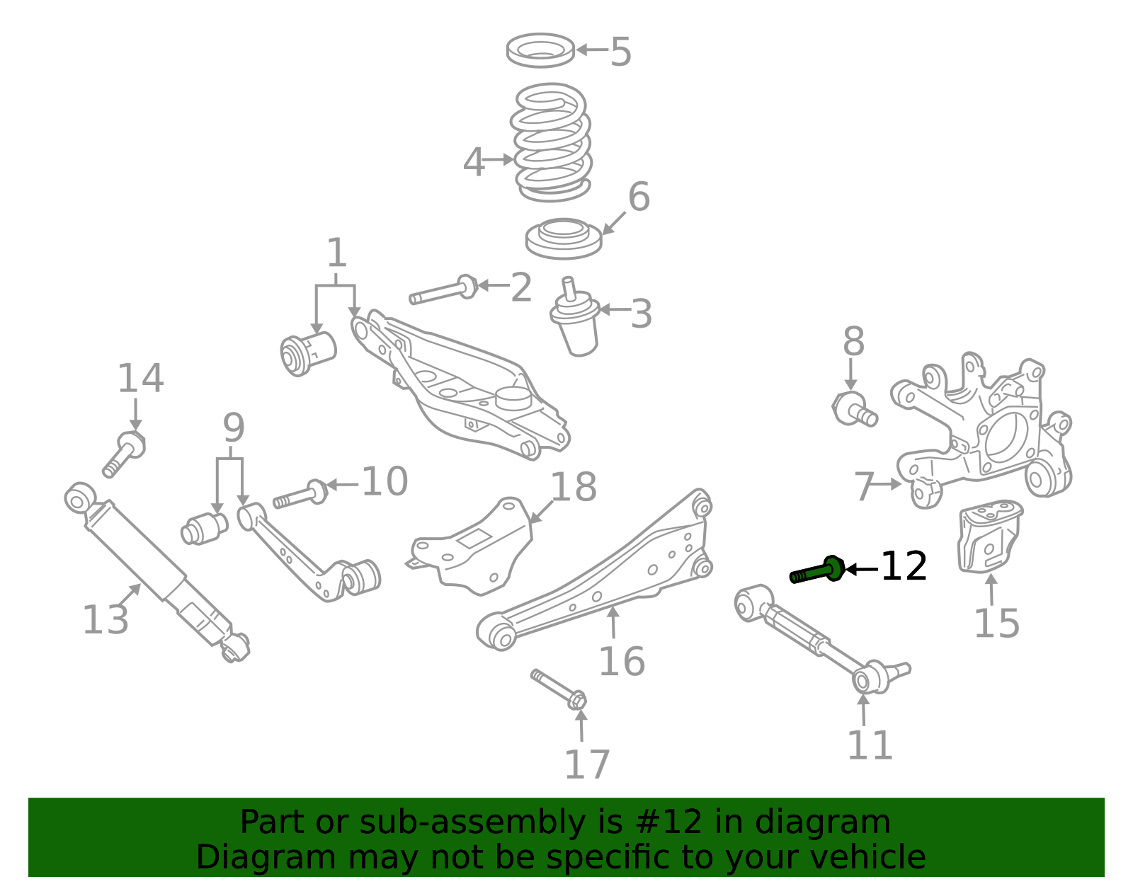 48409-42030 - Lower Arm Adjust Bolt - 2013-2018 Toyota | Nucar Toyota ...
