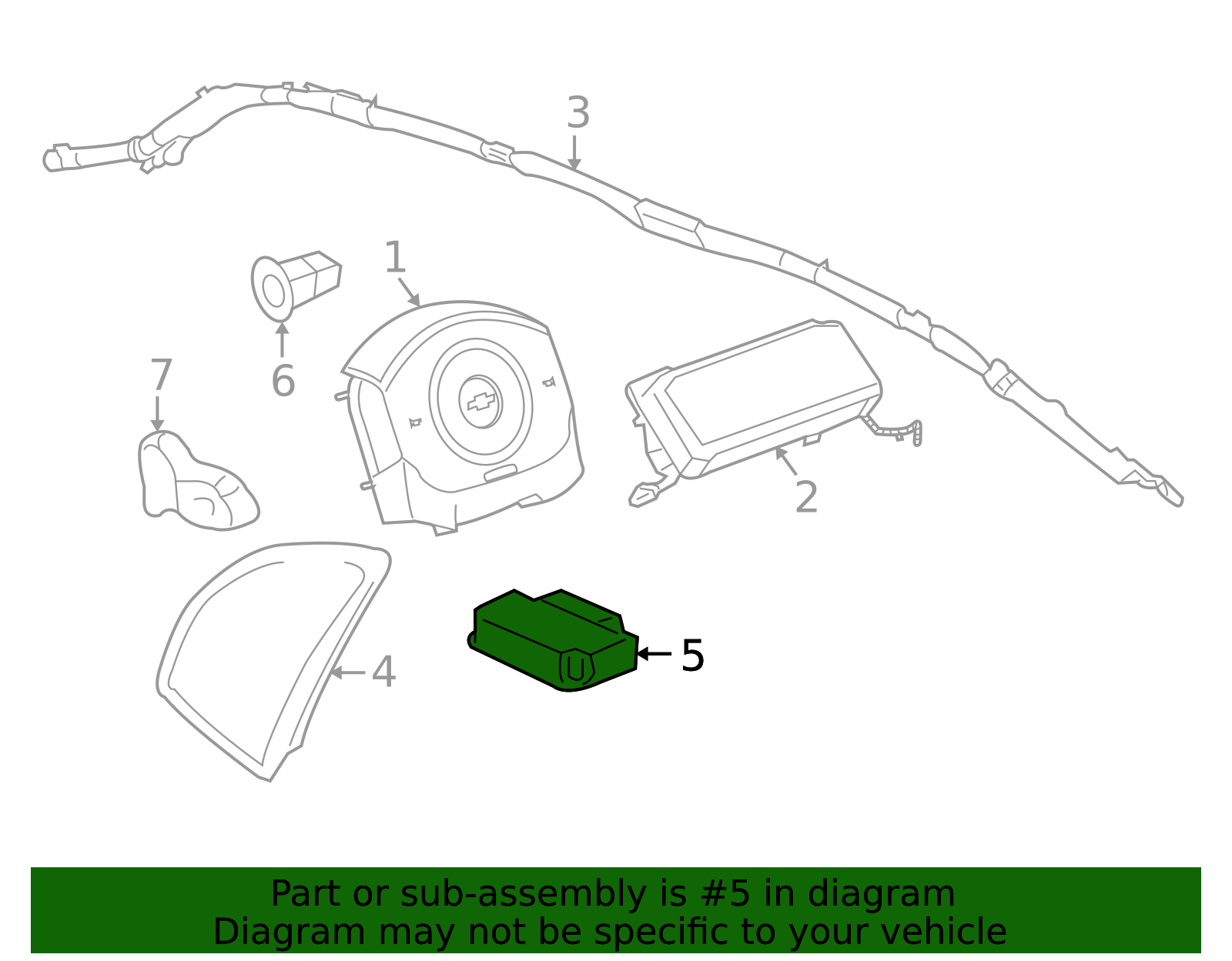 2005 Chevrolet Malibu Diagnostic Unit 15245268 | Courtesy Parts
