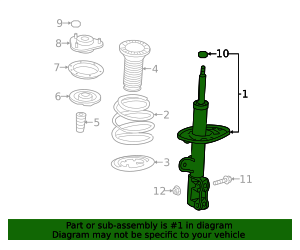 2019-2024 Toyota RAV4 Strut 48520-80632 | Toyota San Diego Parts