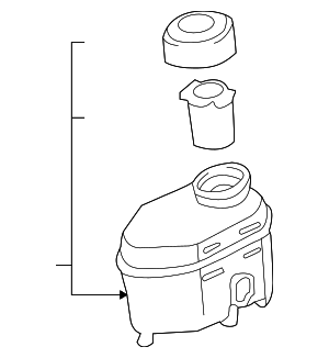 2002-2006 Toyota Tundra Master Cylinder Reservoir 47220-0C031 | Toyota ...