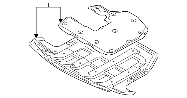 2007-2009 Hyundai Santa Fe Lower Shield 29110-2B101 | World OEM Parts ...