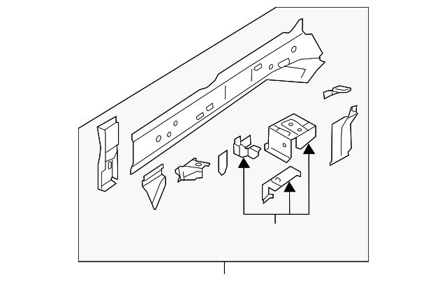 2019-2025 Subaru Ascent Outer Rail 51615XC00A9P | Buy Subaru Parts