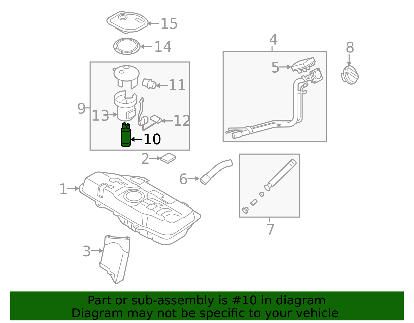 31111-0M000 - Fuel Pump 2001-2013 Kia | Kia.Parts Store