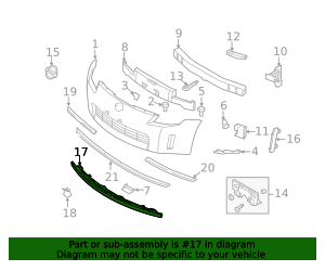 96015-CF40A - Spoiler 2003-2006 Nissan 350Z | Official Nissan Parts Store
