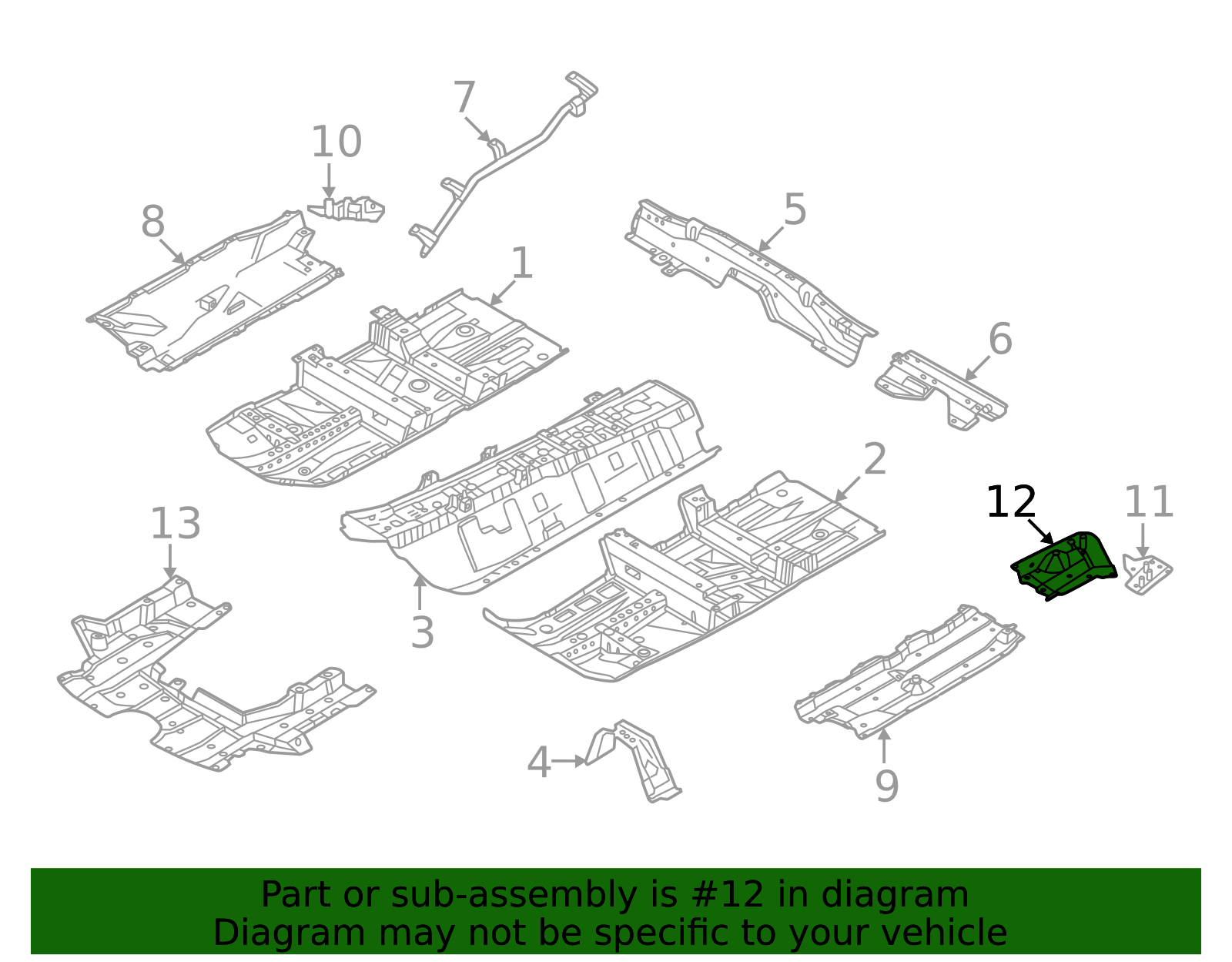 74819-6RR0A - 2021-2025 Nissan Rogue - Floor Cover | Anicra Nissan Parts