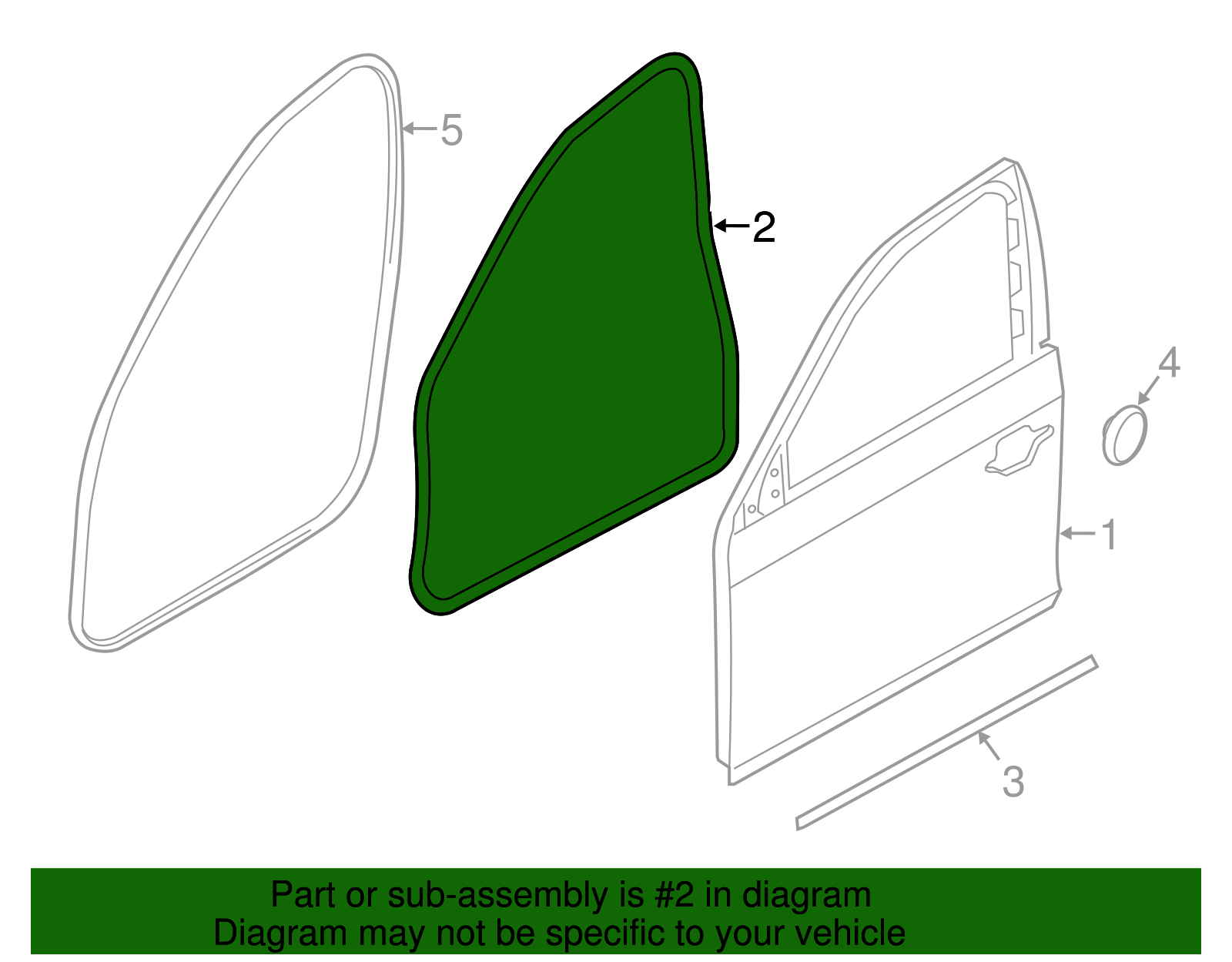51767182269 - 2011-2016 BMW Door Weather-Strip (51-76-7-182-269) | BMW ...