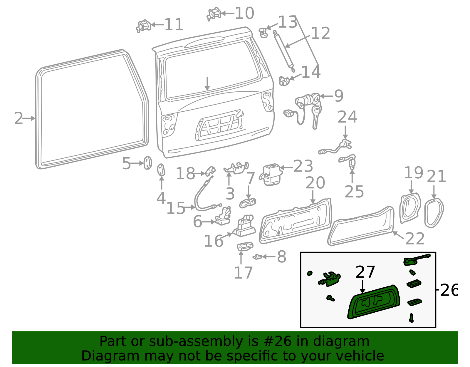 76801-0C010-C0 - Pocket Assembly - 2001-2007 Toyota Sequoia | Lithia ...