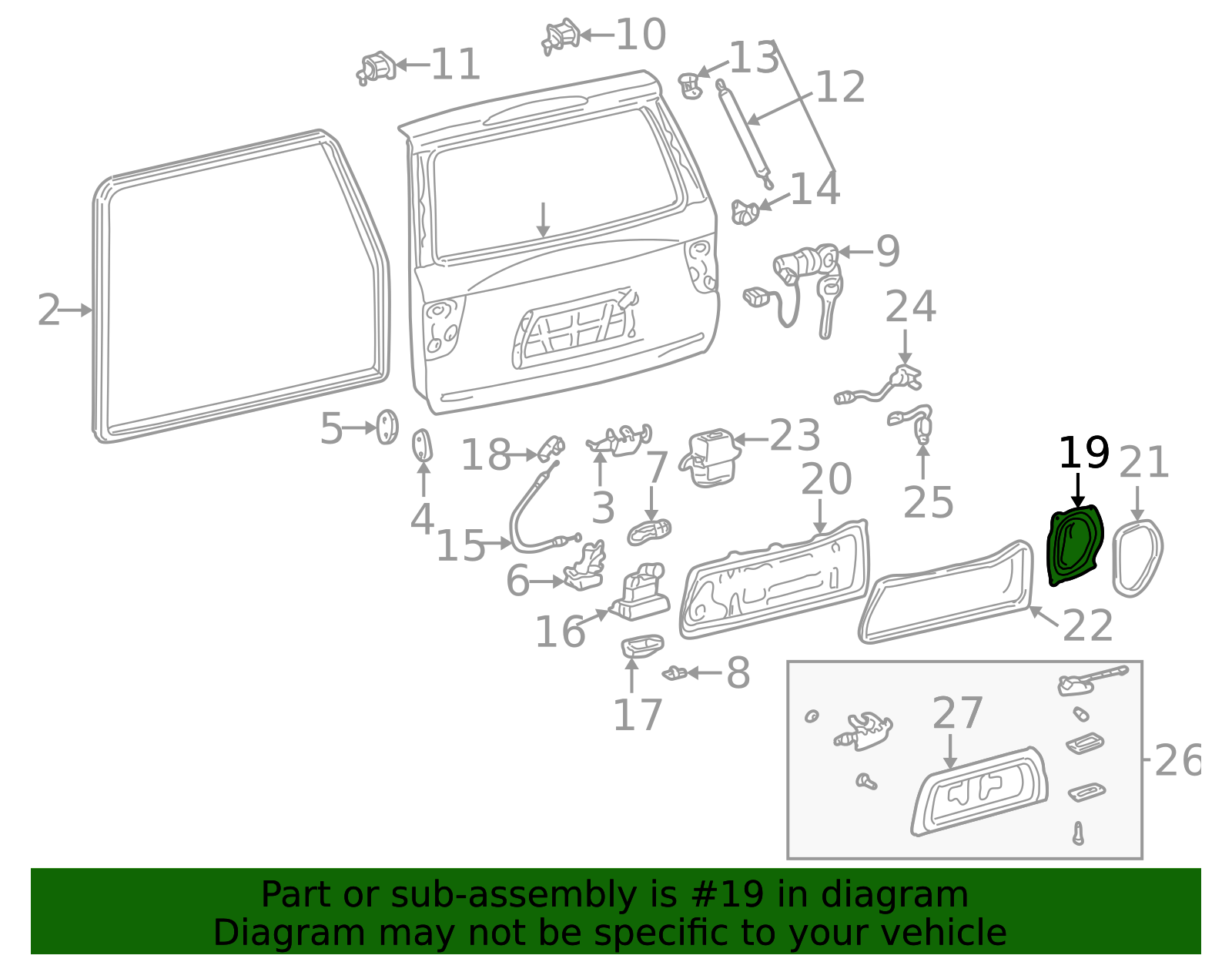 2001-2007 Toyota Sequoia Access Cover 67847-0C010 | MotorMotor