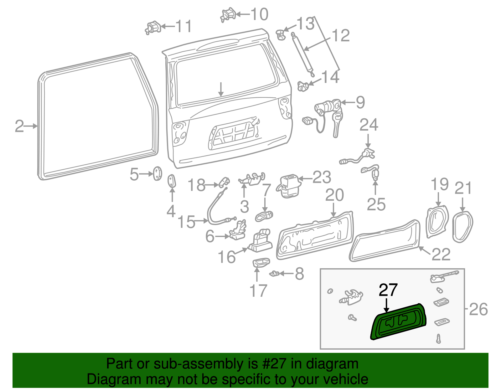 Genuine Toyota License Plate Frame part# 76811-0C010-B1 for 2001-2007 ...