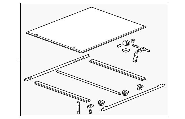 2021-2025 Chevrolet Standard Bed Soft Roll-Up Tonneau Cover With ...