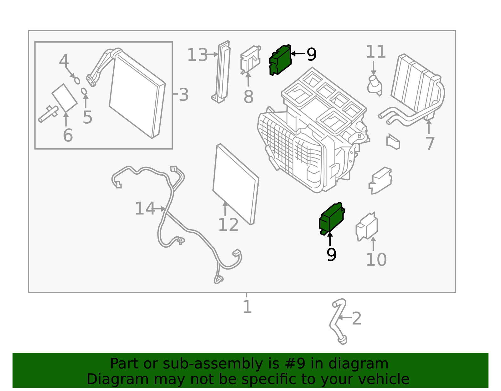 27732-3JC2A - HVAC Air Inlet Door Actuator 2013-2020 Nissan Pathfinder ...