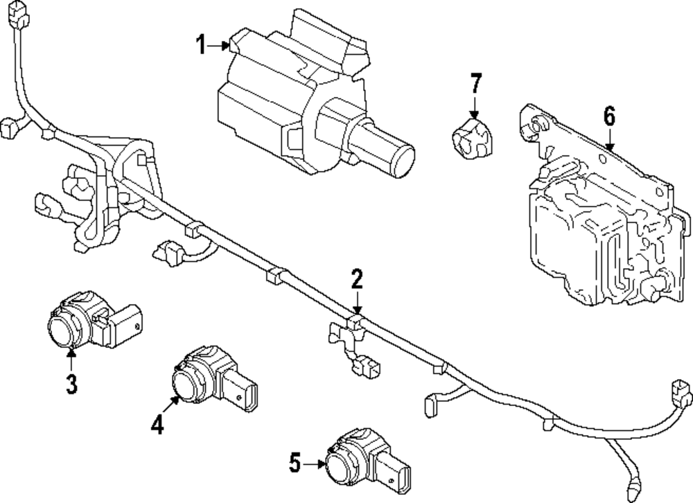 2024-2025 Hyundai Kona Wire Harness 91890-BE200 | OEM Parts Online