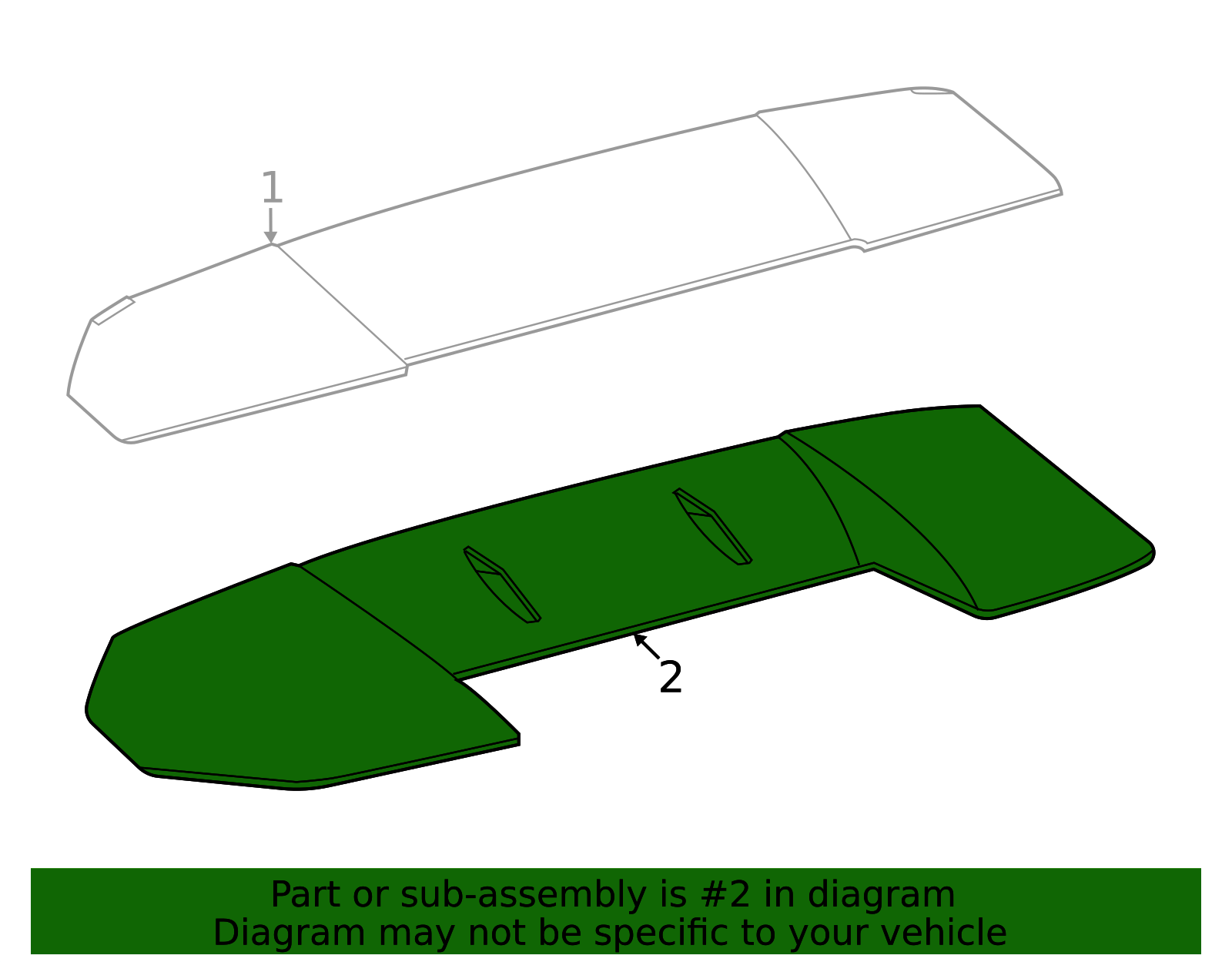 2023-2025 Toyota bZ4X Rear Spoiler 76085-42909 | Toyota Parts Center