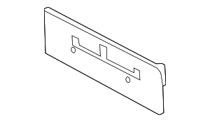 2017-2020 Nissan Armada License Bracket 96210-5ZW0A | OEM Parts Online