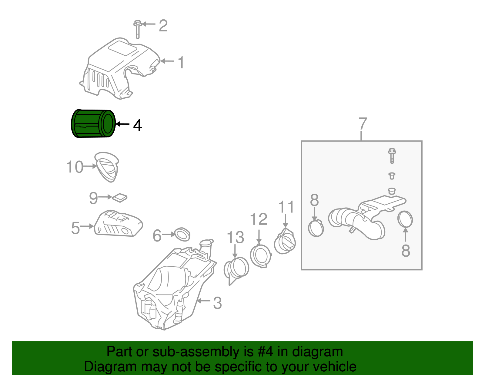 Genuine Air Filter for 2005-2009 Saab 9-7x | Part# 19239713 | Over 30% ...