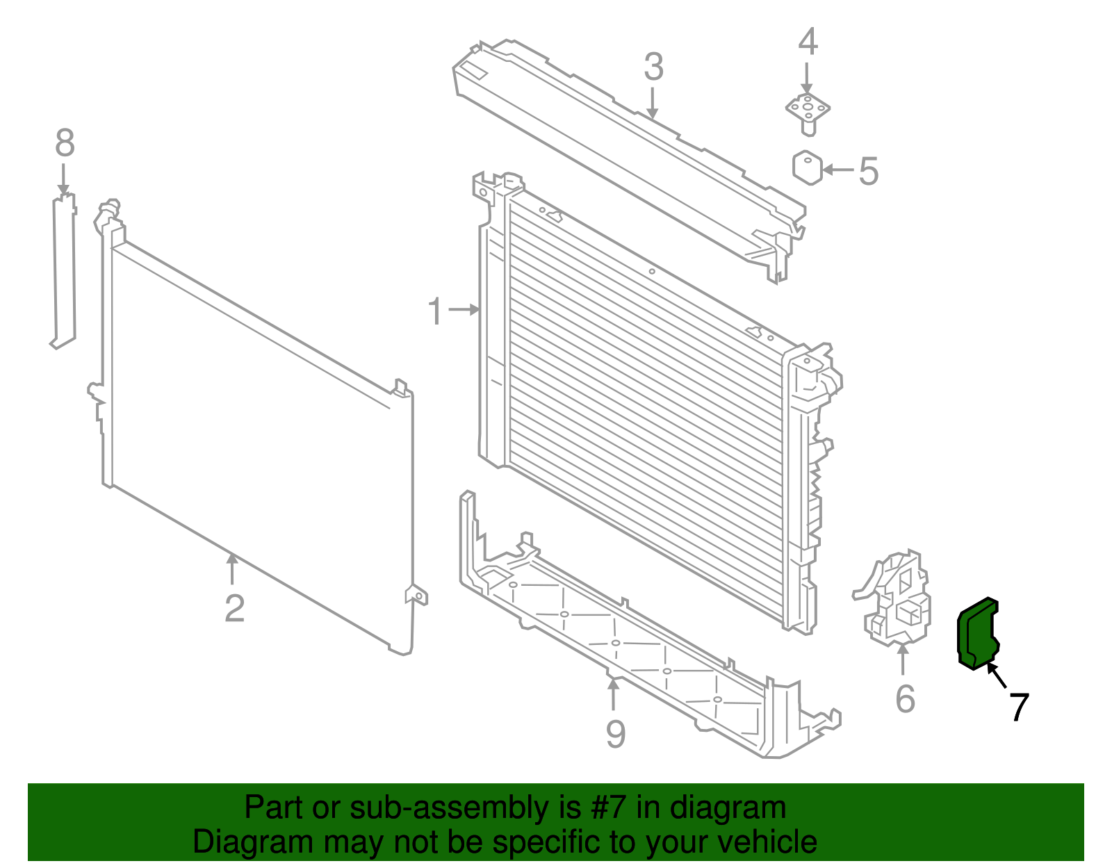 17-11-8-632-142 - Side Bracket Mount - 2016-2021 BMW | BMWPartsHub