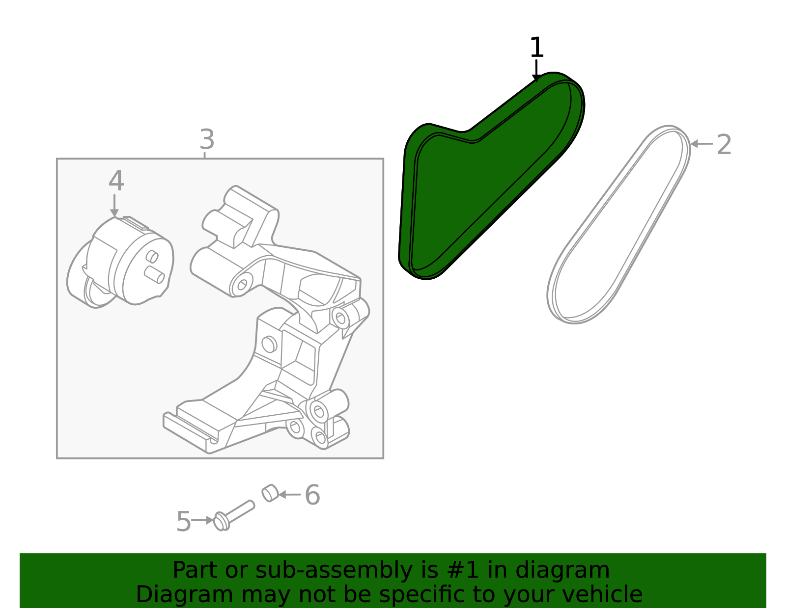2021-2025 Kia K5 | Serpentine Belt | 25212-2S100 | Kia Auto Parts