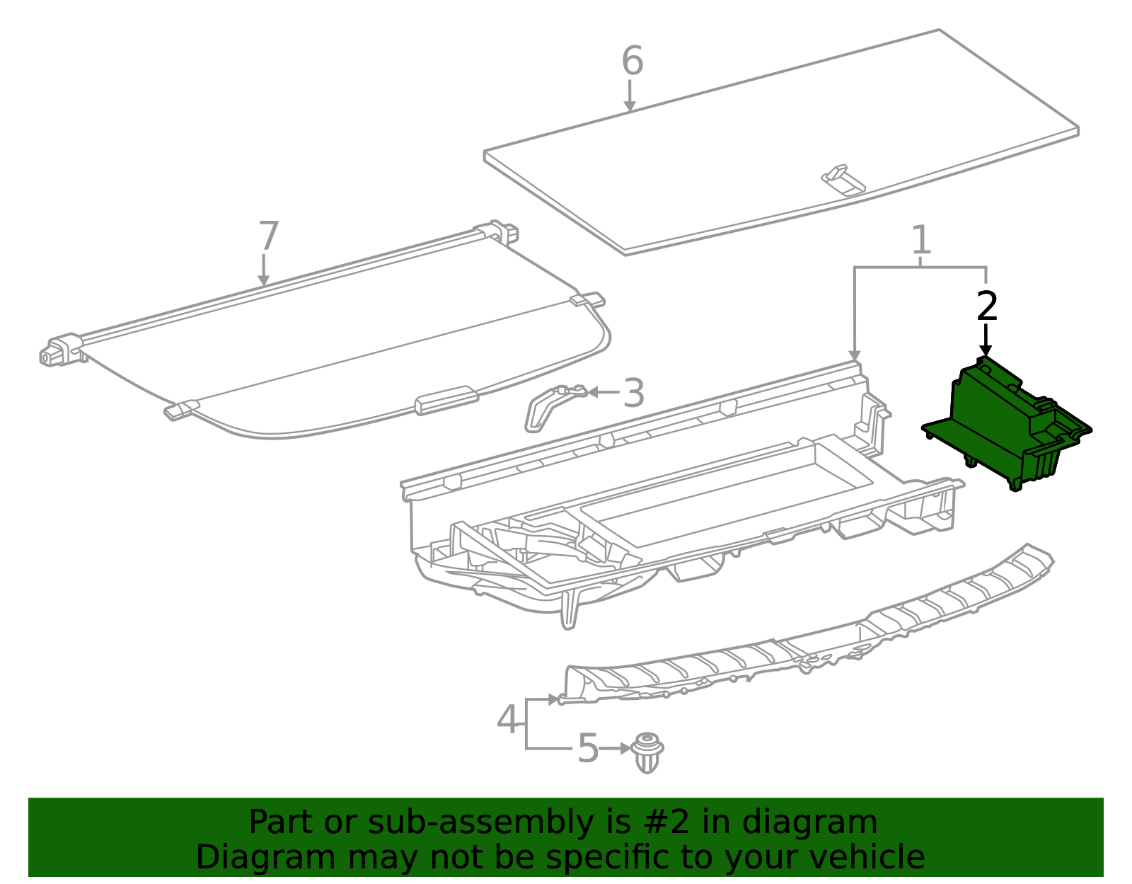 2024-2025 Toyota Grand Highlander Side Extension 64995-0E050 | Toyota ...