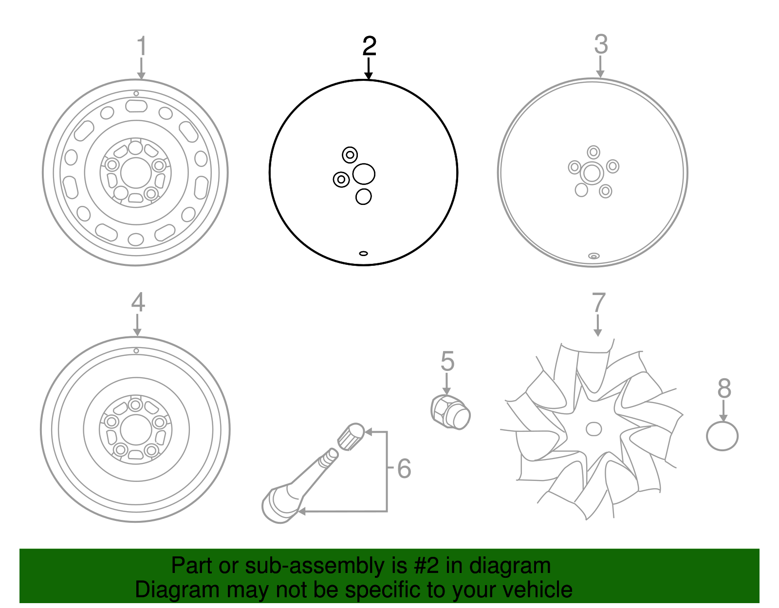 2014-2018 Mazda 3 16 Inch Silver Alloy Wheel 9965-D0-6560 | OEM Parts ...