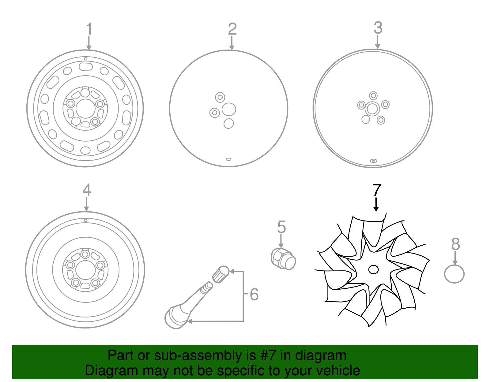 2014-2018 Mazda 3 OEM NEW 15-18 Mazda 3 Single Wheel Hub Cap Cover W ...