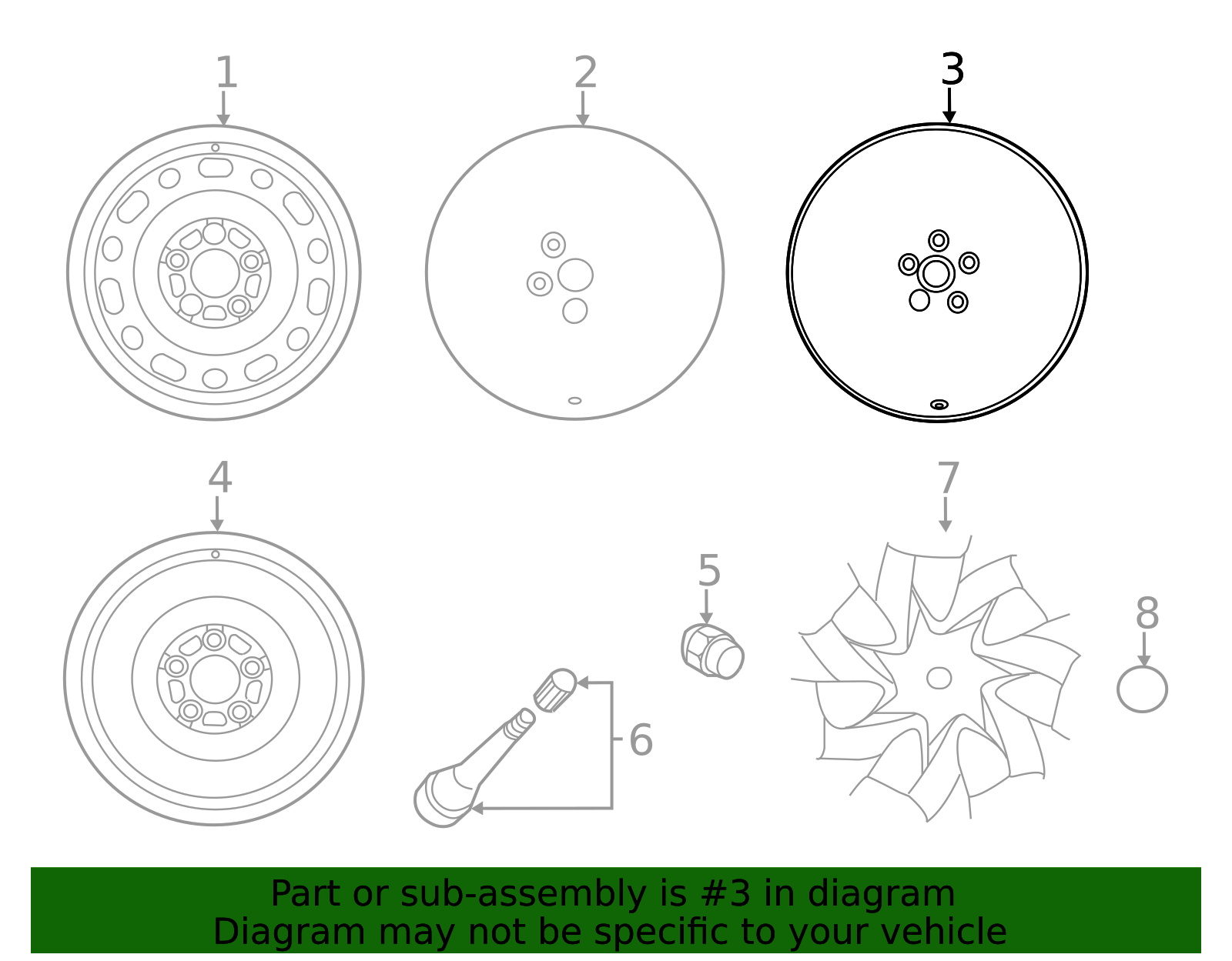 9965-33-7080 - Wheel, Alloy 2017-2018 Mazda 3 | MazdaParts.US Store
