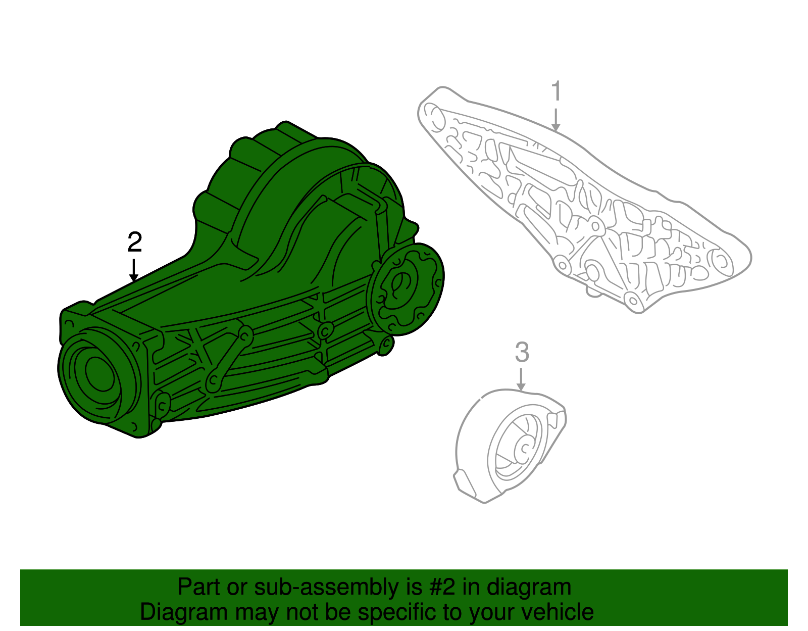 0AR-500-043-A - Differential Assembly 2005-2009 Audi | Audi OEM Parts