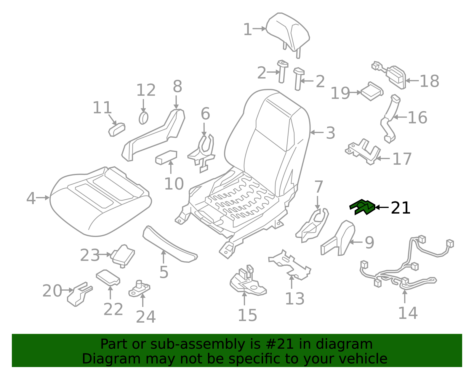 87113-4RA1A - Track End Cover 2016-2023 Nissan Maxima | Nissan ...