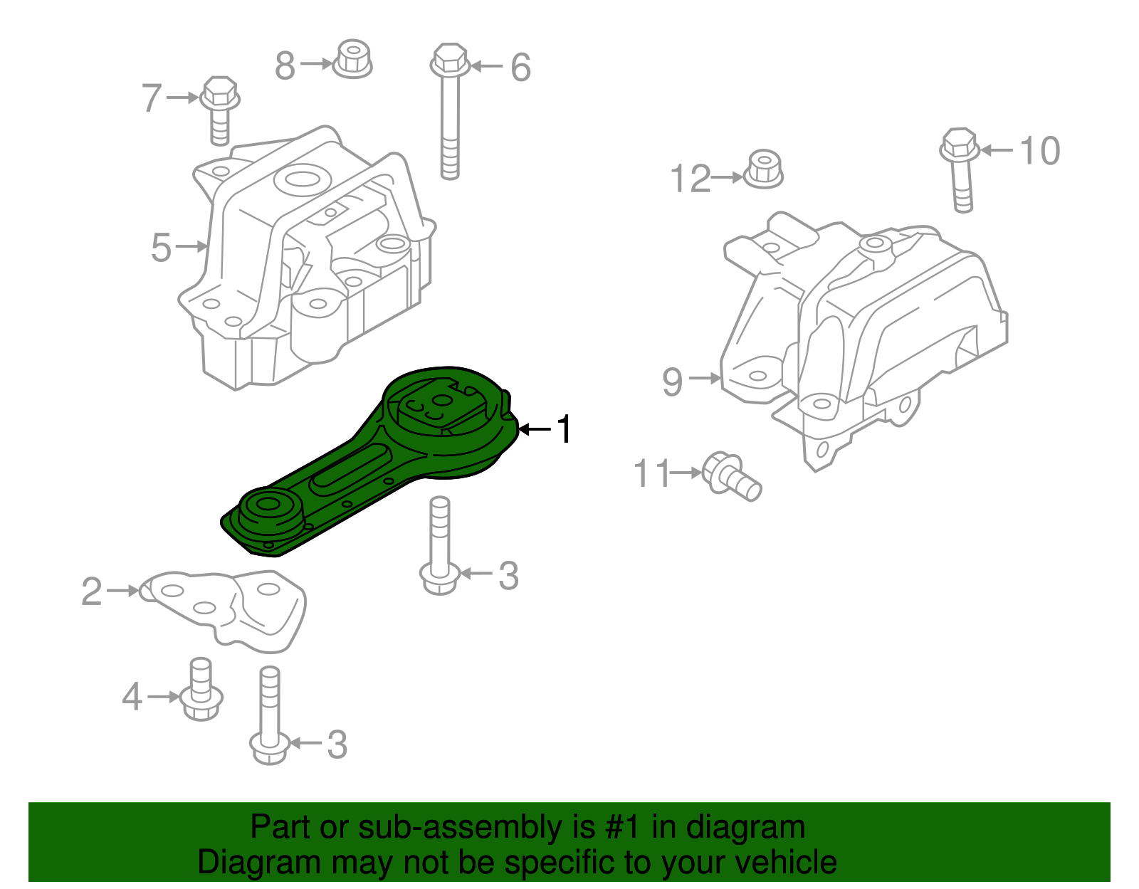 1092A229 - Front Mount 2014-2020 Mitsubishi Outlander | Mitsubishi ...
