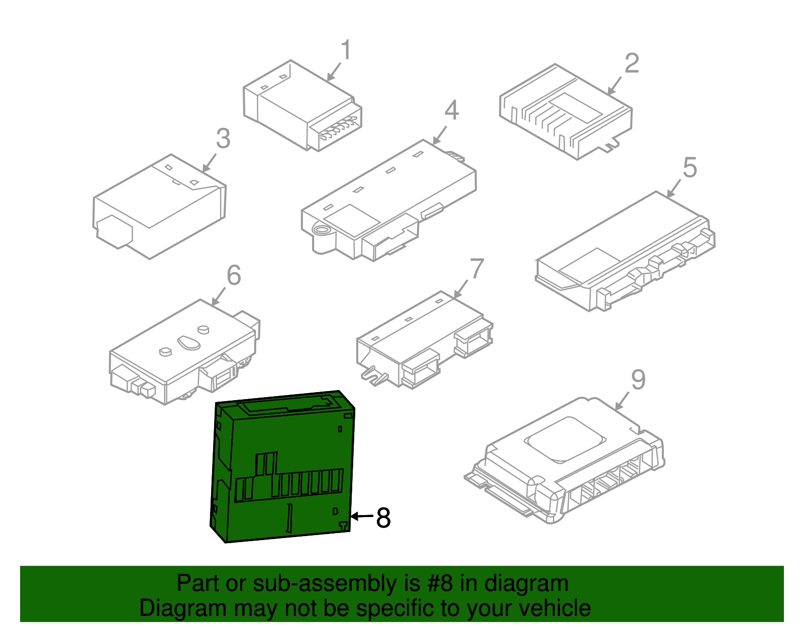 12527510638 - 2004-2010 BMW Integrated Supply Module (12-52-7-510-638 ...