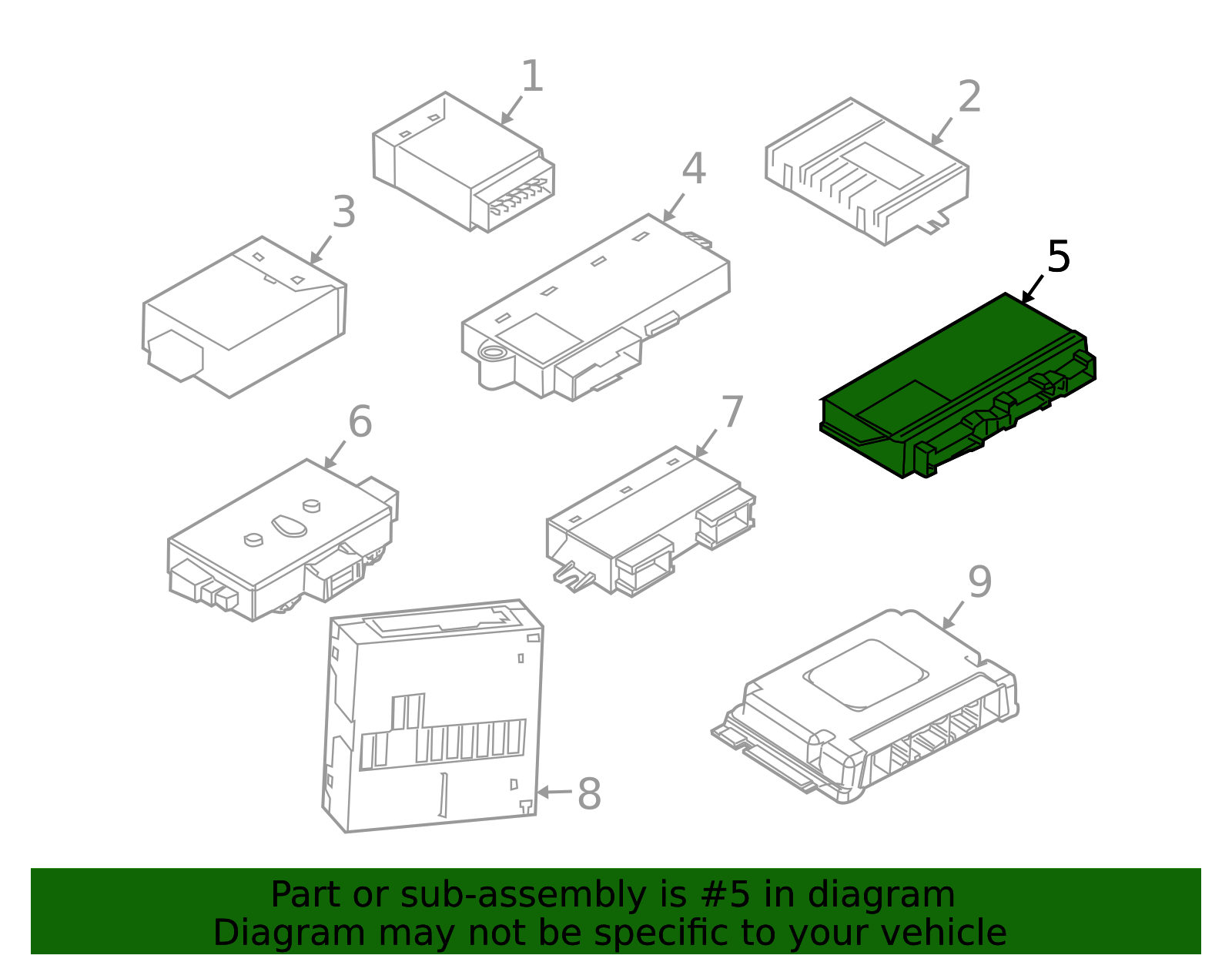 61-35-9-176-069 - Control Module - 2004-2010 BMW | Buy BMW Parts Now