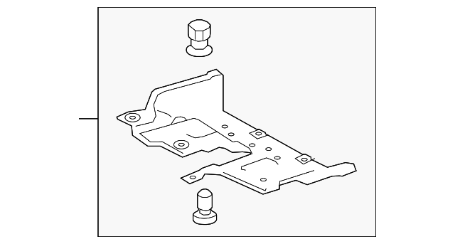 2014-2019 Toyota Highlander Under Cover 58166-0E050 | Toyota Parts Center