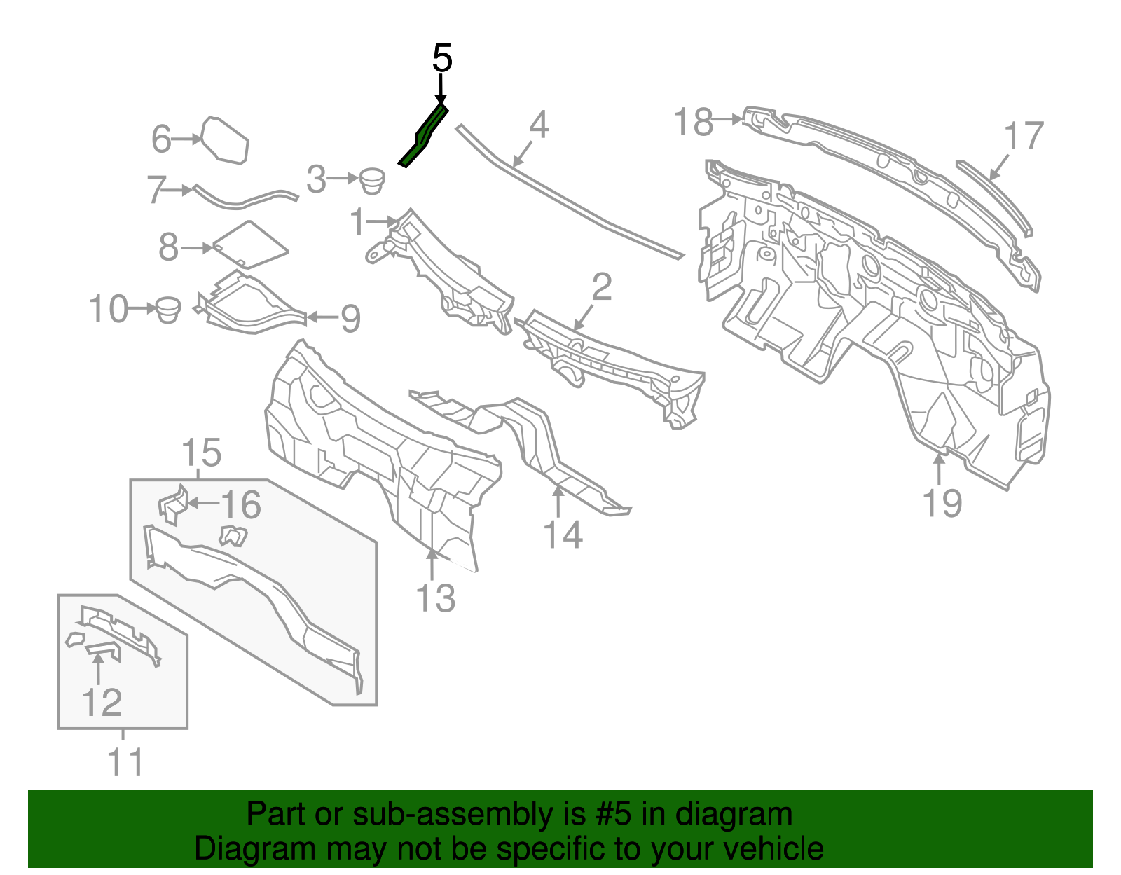 2008-2017 Infiniti Filler Cover 66894-1BA0A | Infiniti of Nashua