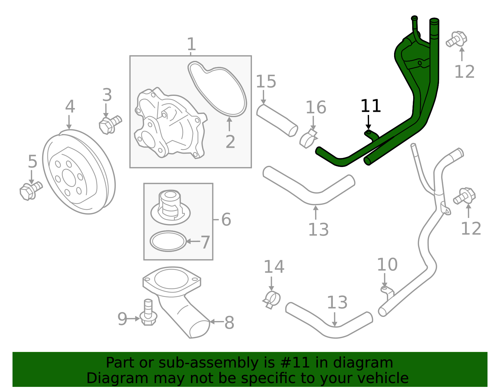 2013-2020 Toyota By-Pass Pipe SU003-11650 | MotorMotor