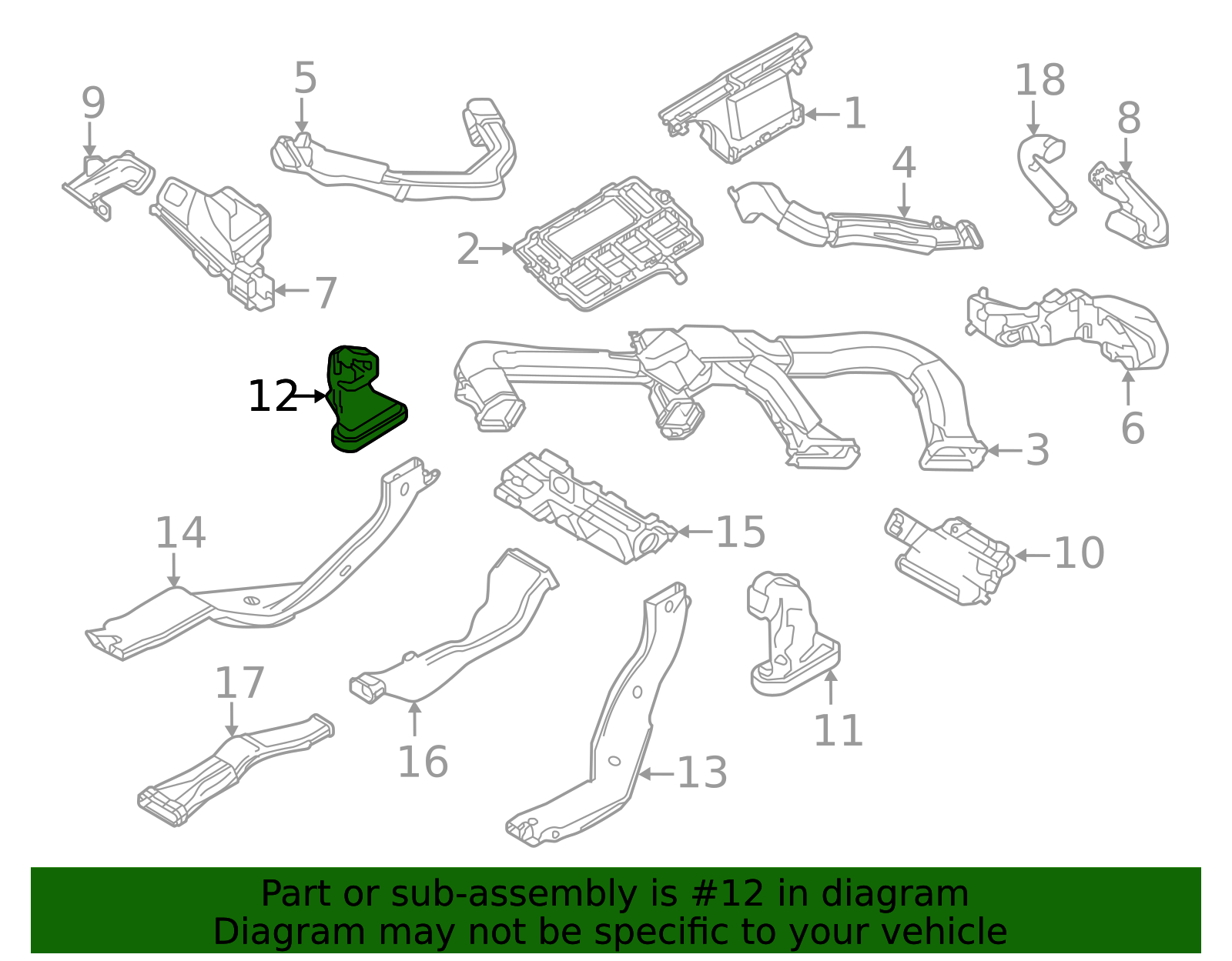 BDTS-61-275 - 2019-2024 Mazda - Heater Duct | Mazda Part Direct