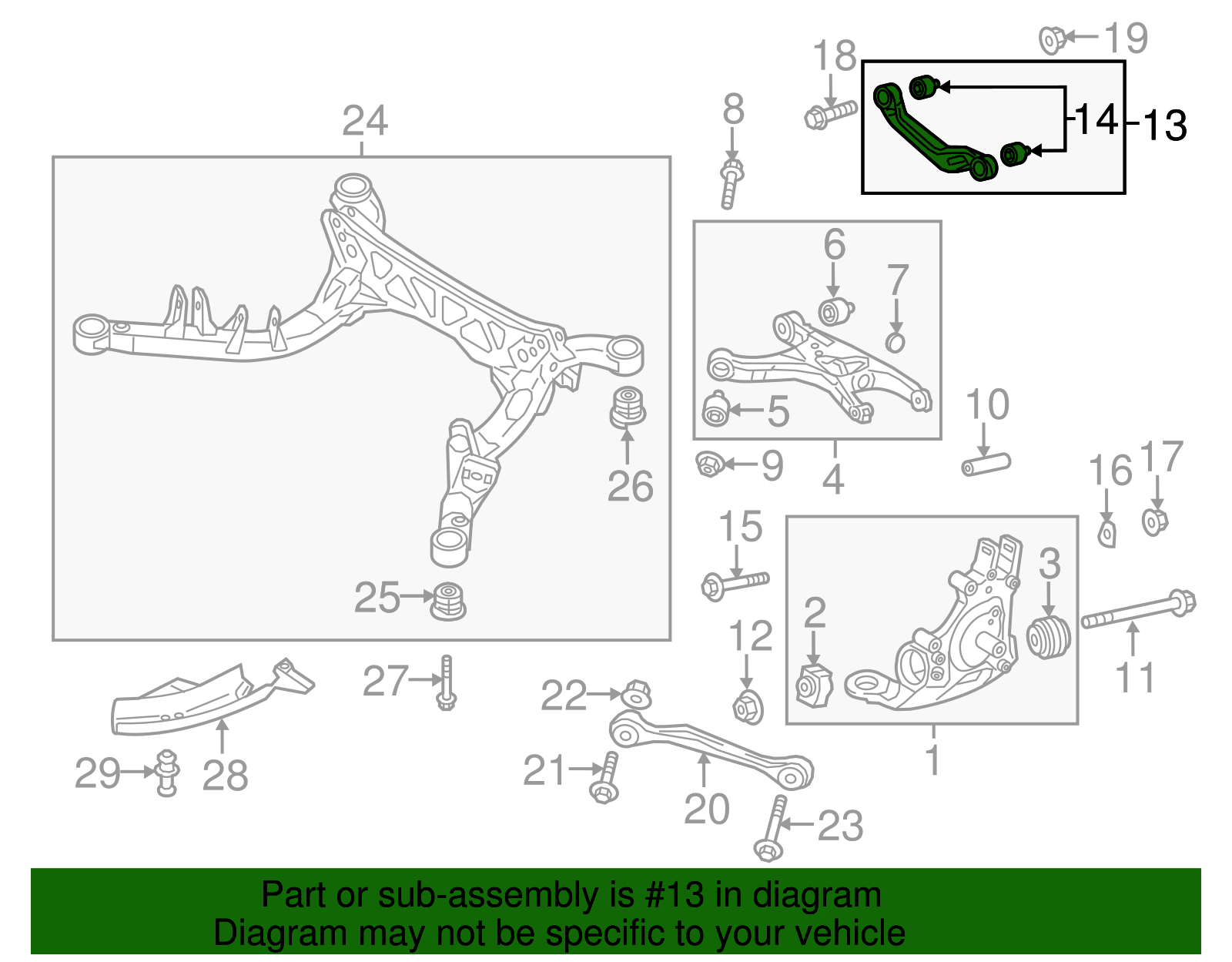 8K0-505-324-H - Upper Control Arm 2010-2018 Audi | Audi OEM Parts Guy