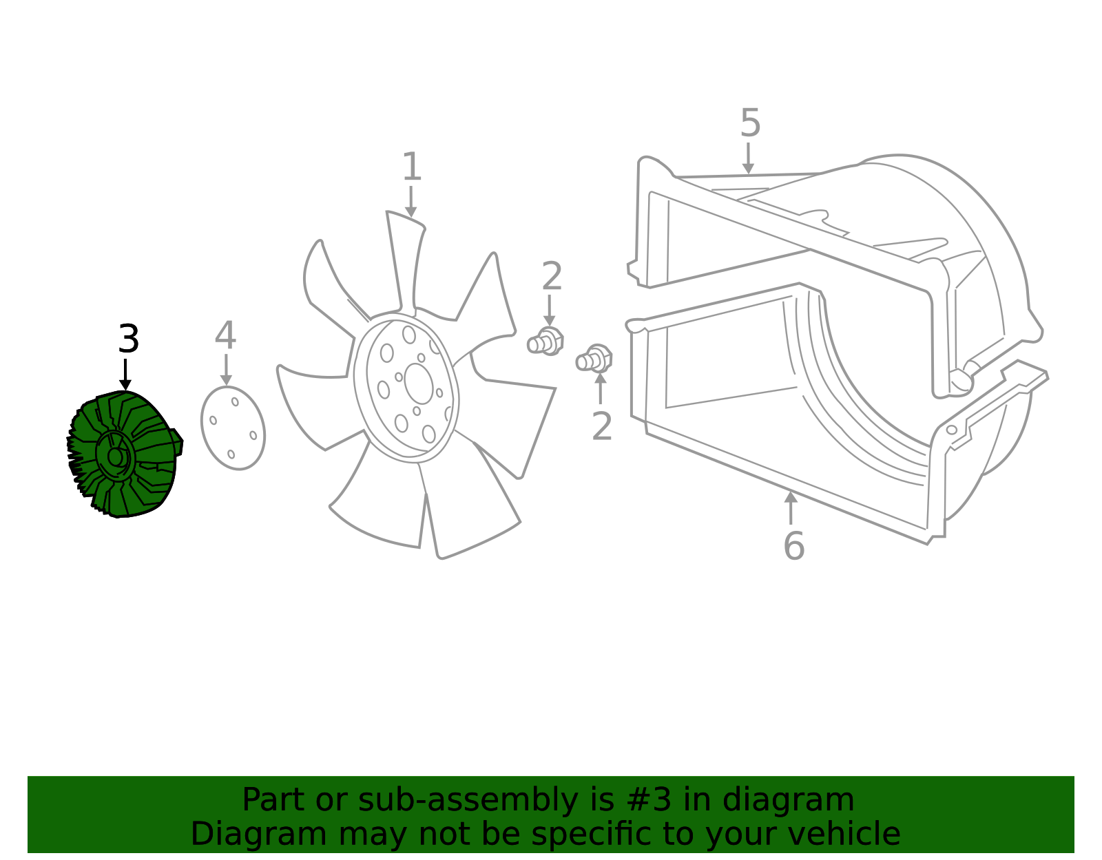 2011-2019 GM Fan Clutch 84568307 | Capital Chevy Parts