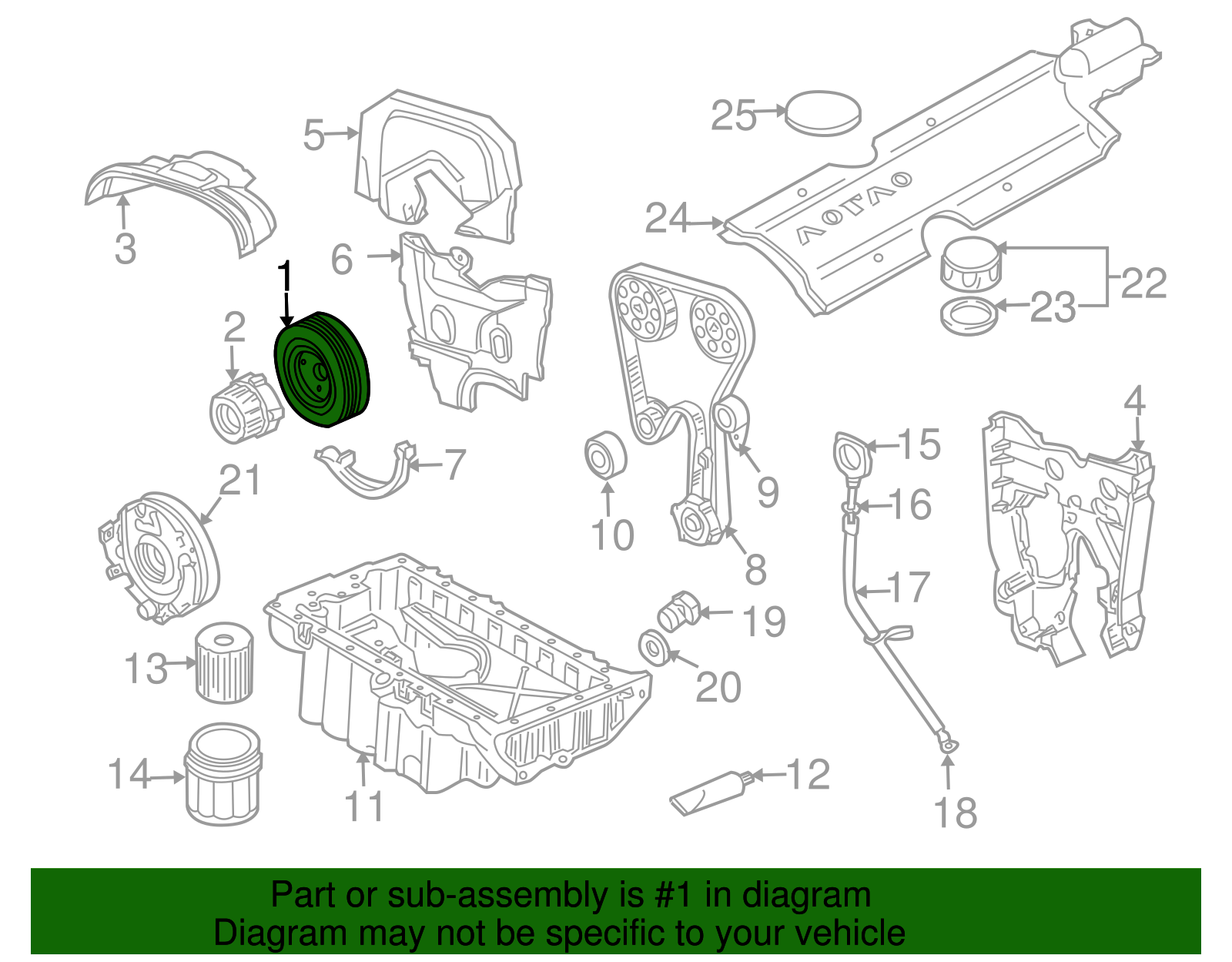 31104839 - Vibration Damper - 2000-2004 Volvo | Volvo OEM Parts Direct
