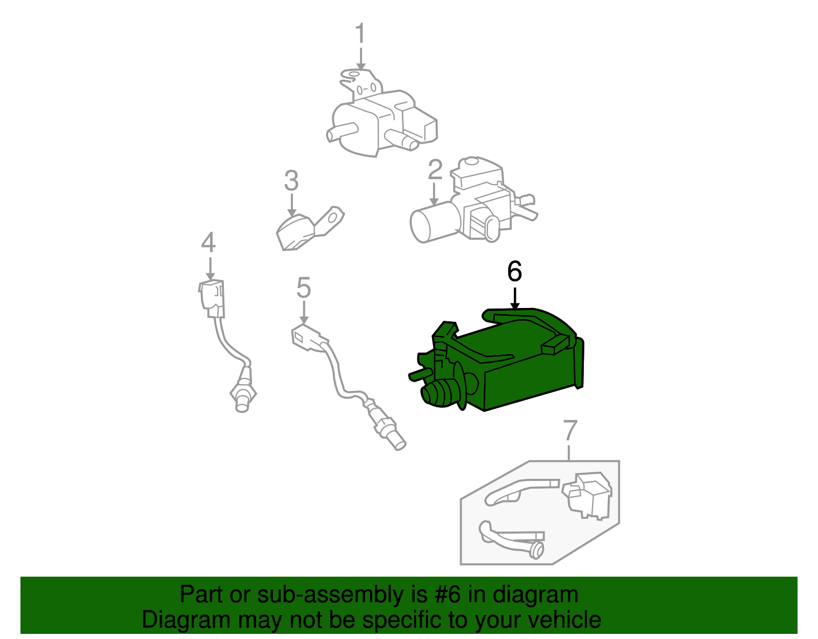 77740-0C050 - Vapor Canister - 2007-2013 Toyota | OEM Genuine Toyota Parts