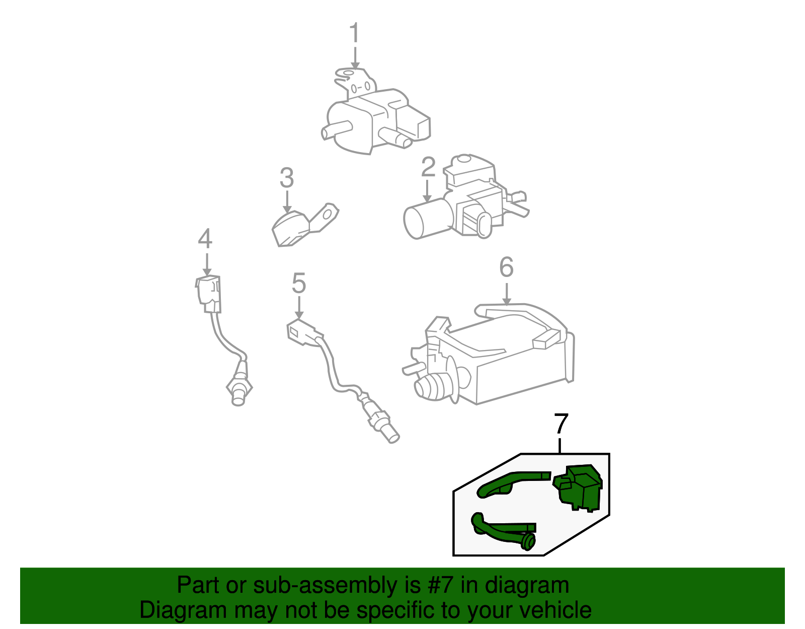 2007-2013 Toyota Tundra Vapor Canister Filter 77754-0C110 | Toyota San ...