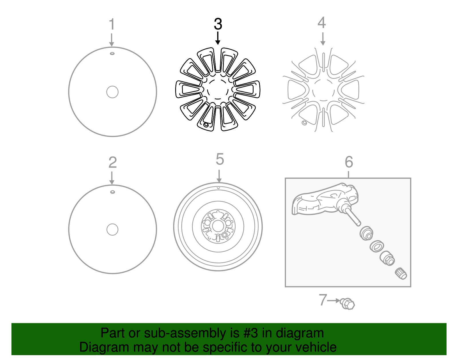 42611-08060 - Wheel Alloy 18 Inch 2018-2020 Toyota Sienna | Longo ...