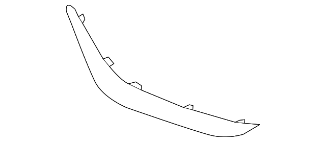 86628-G5300 - Lower Molding 2018-2019 Kia Niro | Kia.Parts Store
